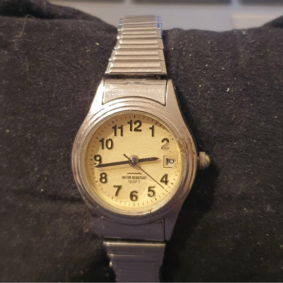 M.z. Berger | Accessories | 20 Mz Berger Ws06 Silvertan Womens Watch ...